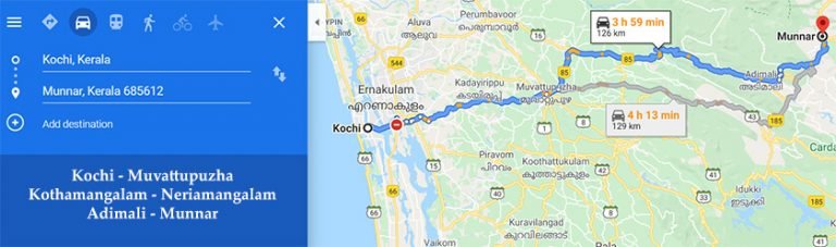 Coimbatore To Munnar Vs Kochi To Munnar: Best Route?